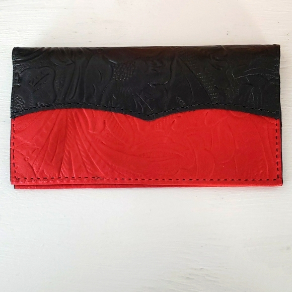 Other | Nwot Genuine Leather Check Book Cover | Poshmark